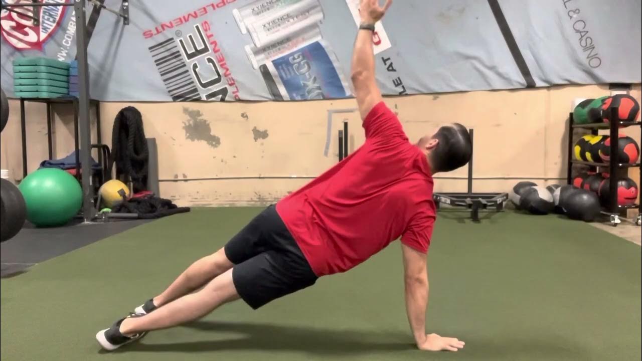 Push-up to Side Plank Reach - YouTube