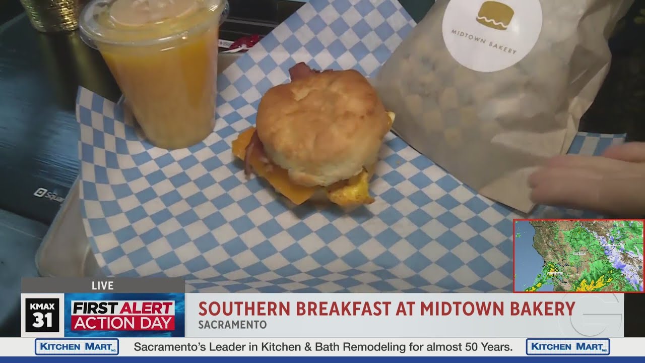 Southern Breakfast at Midtown Bakery - YouTube