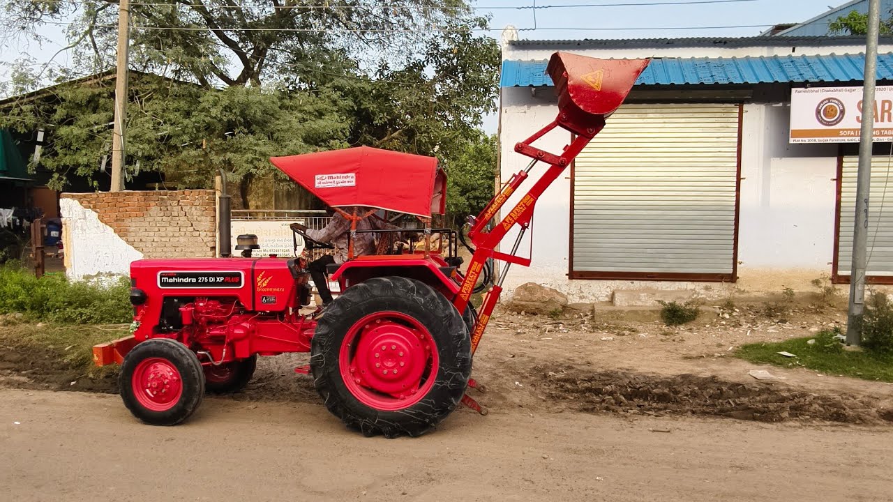 tractor back loder 2 cylinder hich model heavy duty - YouTube