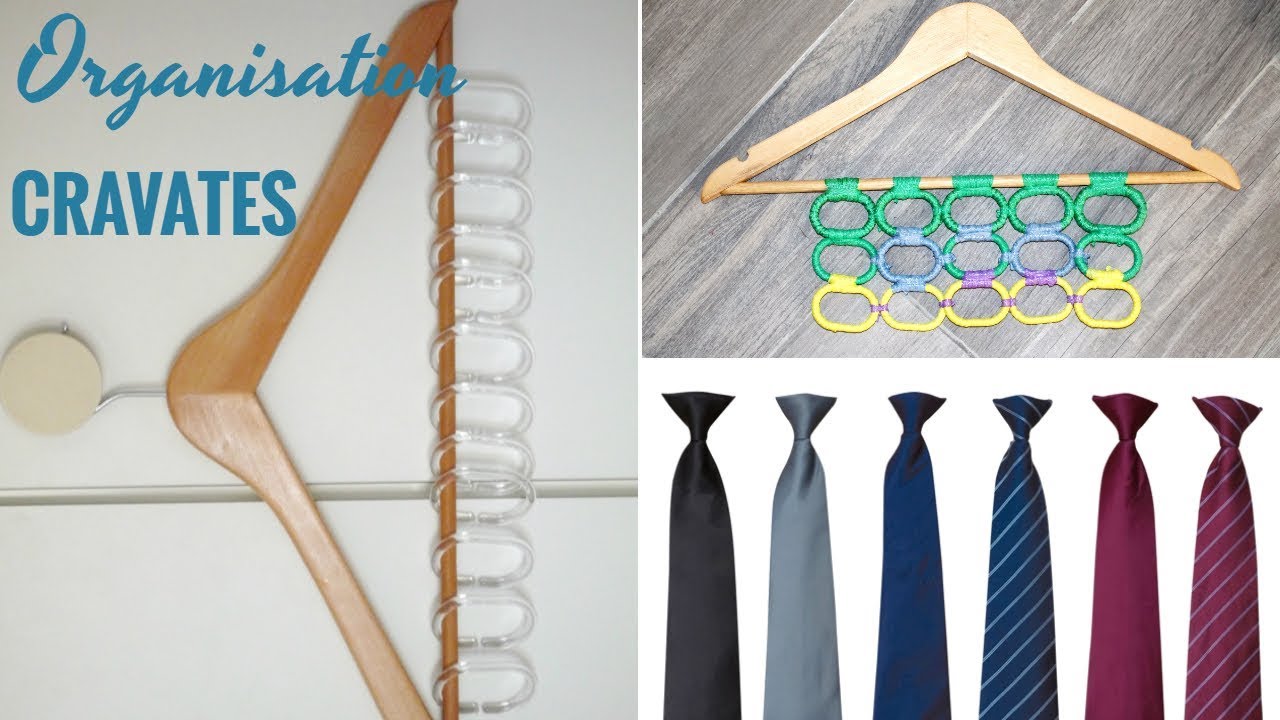 Organisation des cravates. DIY Simple et facile - YouTube