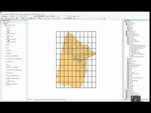 ArcGIS 10.2 - Create Fishnet - Create polygon grid - YouTube