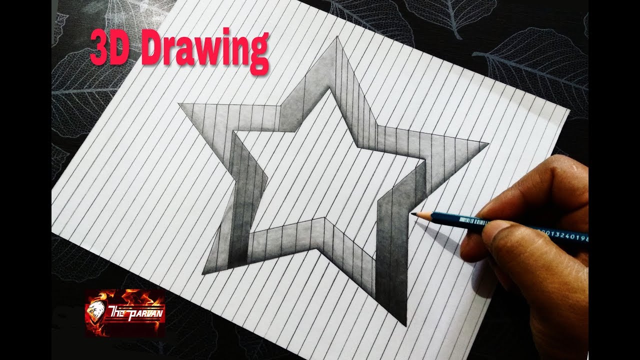 3d Star Sketch