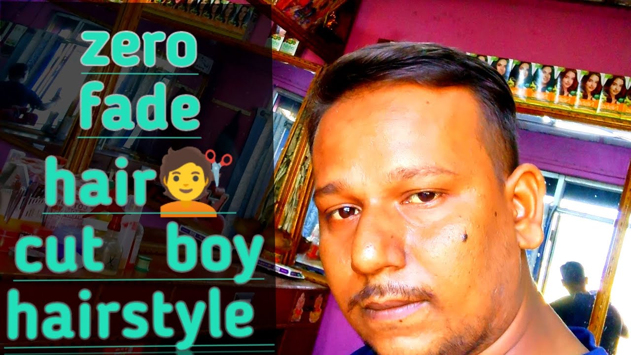 ZERO FADE HAIR 💇CUT BOY TUTORIAL HAIR CUT BOY || #dhiraj_salon || - YouTube