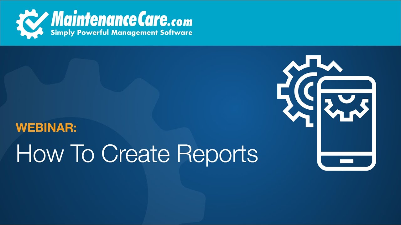 How To Create Reports - Webinar - YouTube