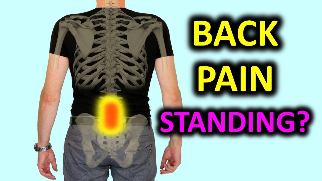 Back Pain While Standing? 2 Exercises to fix it (Ages 50+) - YouTube