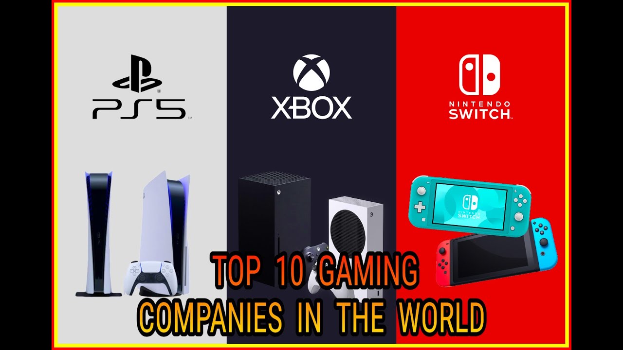 Top 10 Video Game Companies in the World! Who is Number One?! - YouTube