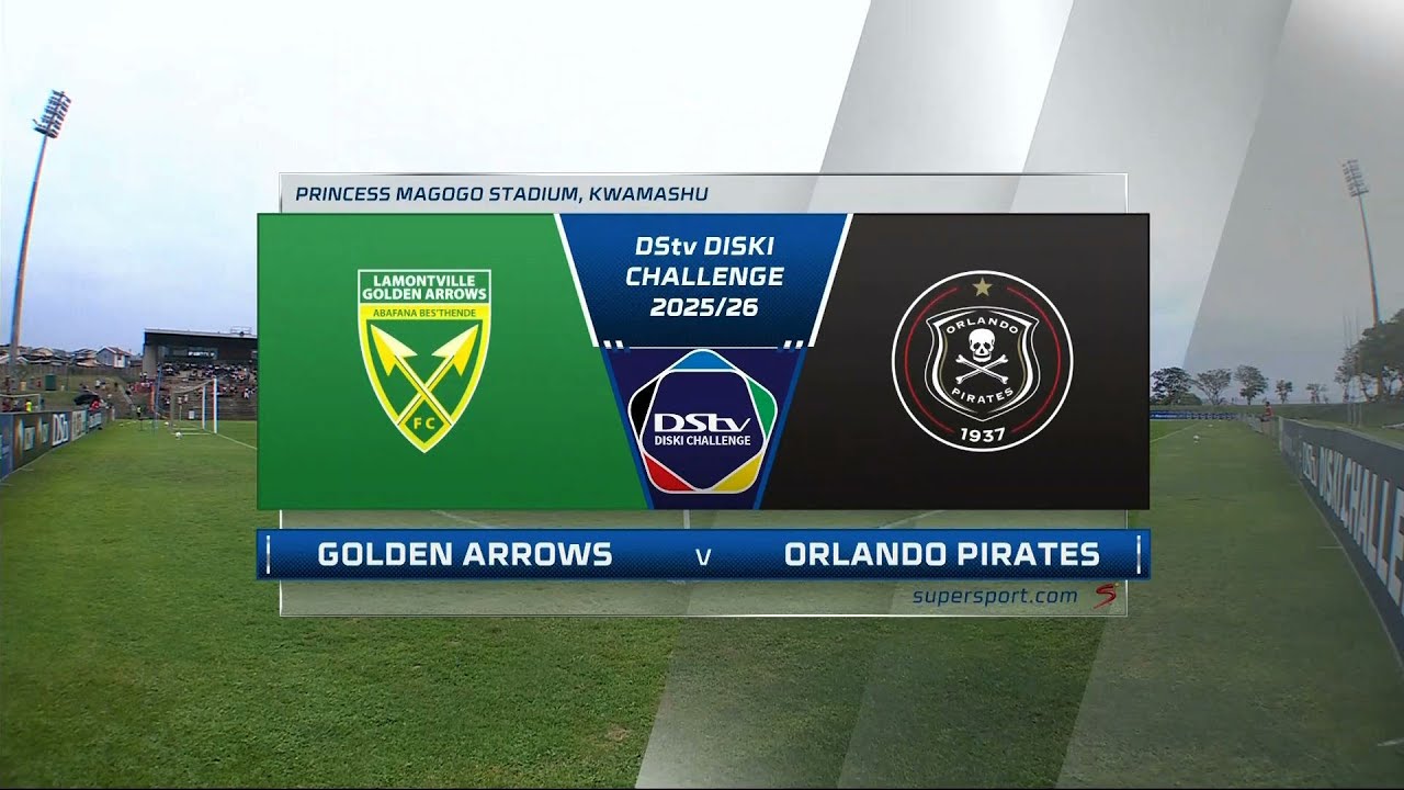 Golden Arrows v Orlando Pirates | Match Highlights | Diski Challenge ...