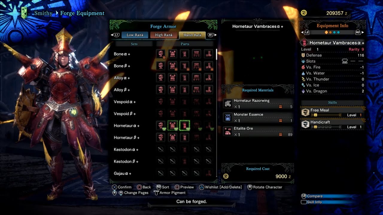 MH World: Iceborne - Armory | Hornetaur Armor - YouTube