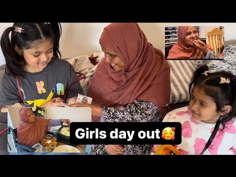 Cooking and have a girly day out with my granddaughters - YouTube