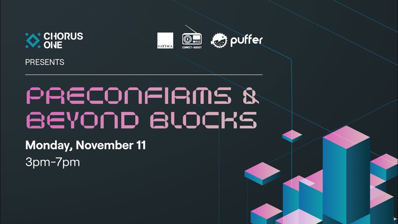 Preconfirms and Beyond Blocks | Devcon 2024 - YouTube
