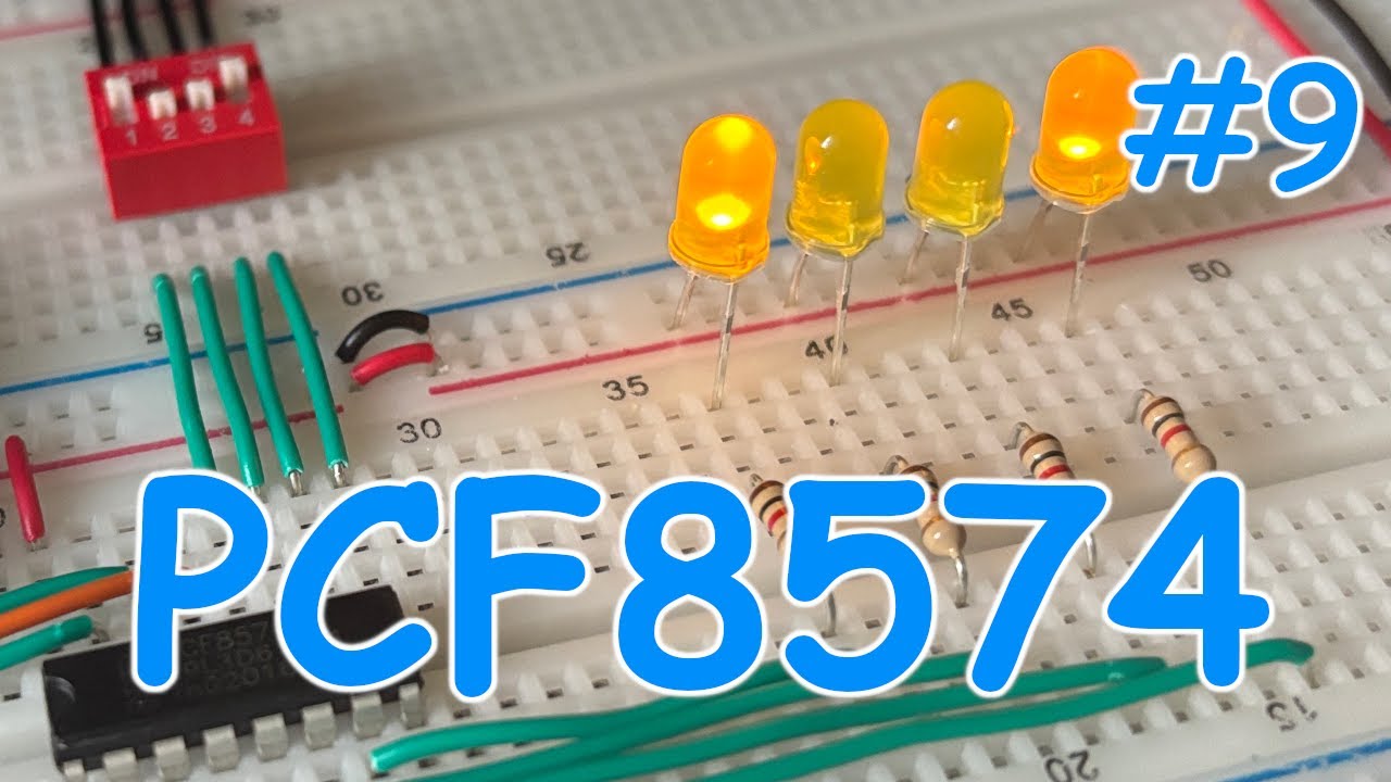 9. PCF8574 Port Expander, adding more pins to the ESP32 #modeltrains # ...
