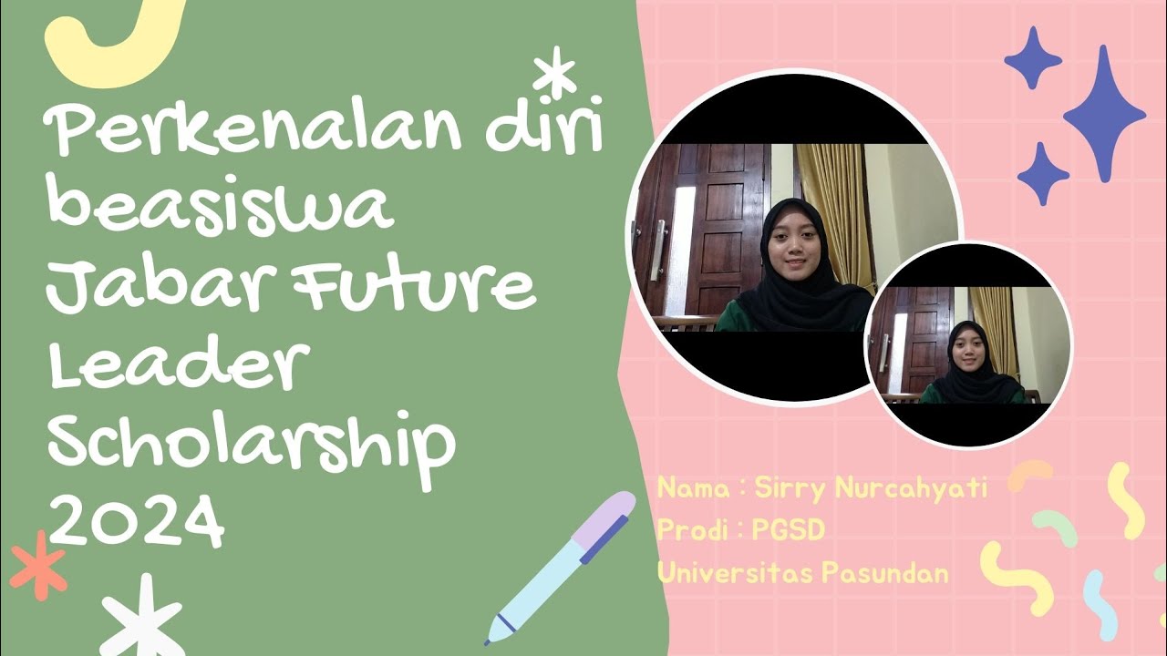 Perkenalan diri beasiswa Jabar Future Leader Scholarship (JFLS) 2024 ...