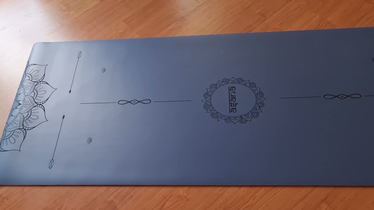 Asana Non Slip Yoga Mat 5mm (NAVY) version 2 - YouTube