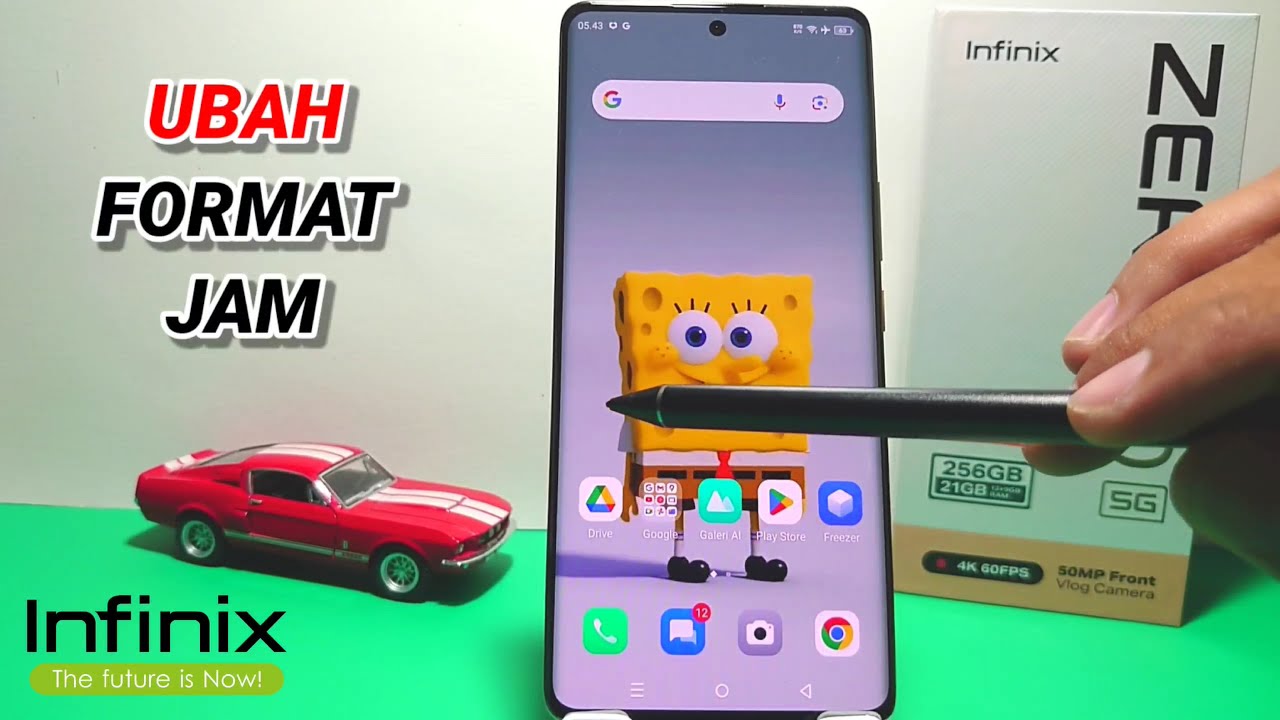 Cara Mengubah Format Jam Di Hp Infinix Zero 30 5g - YouTube