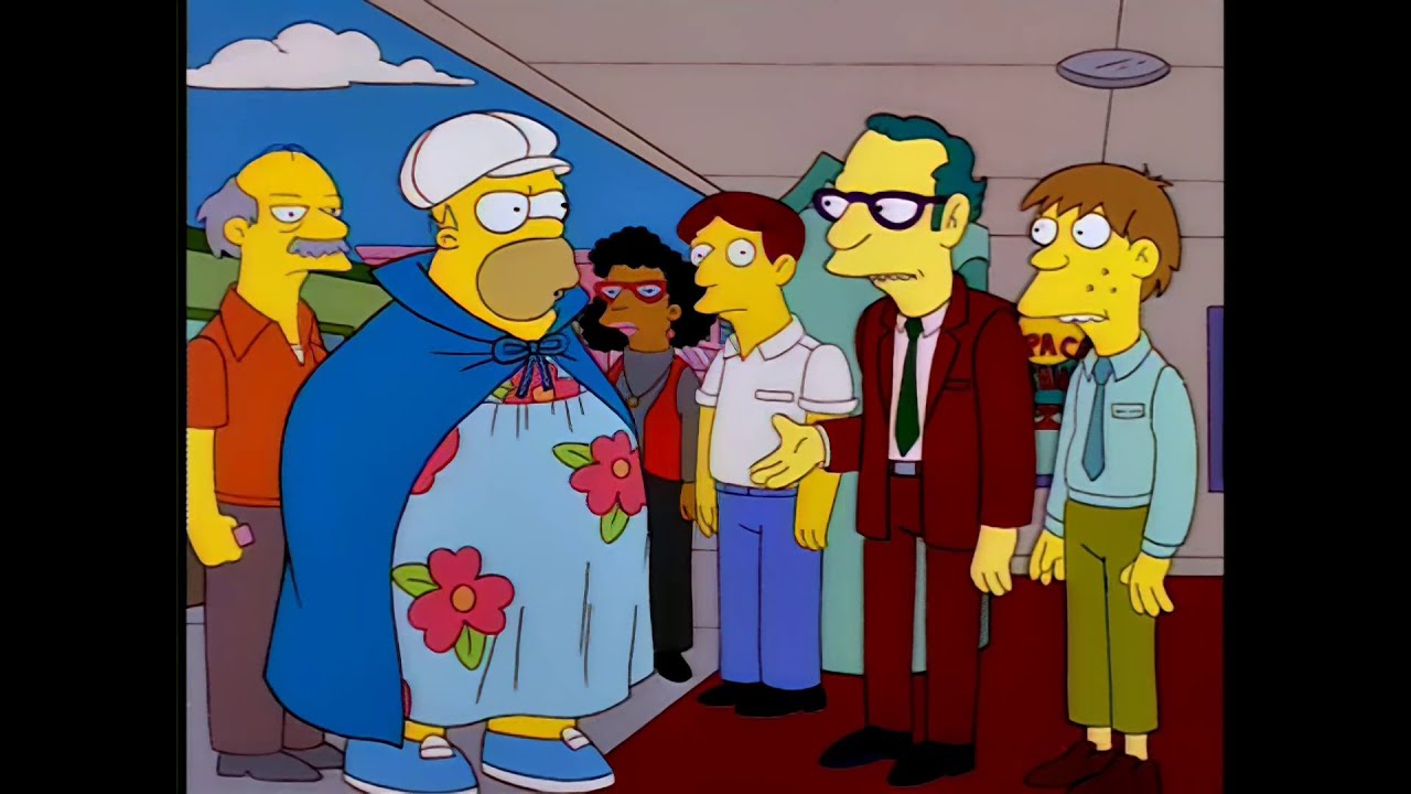 Simpsons - That Overweight Guy Wants To See The Movie (from "King Size ...