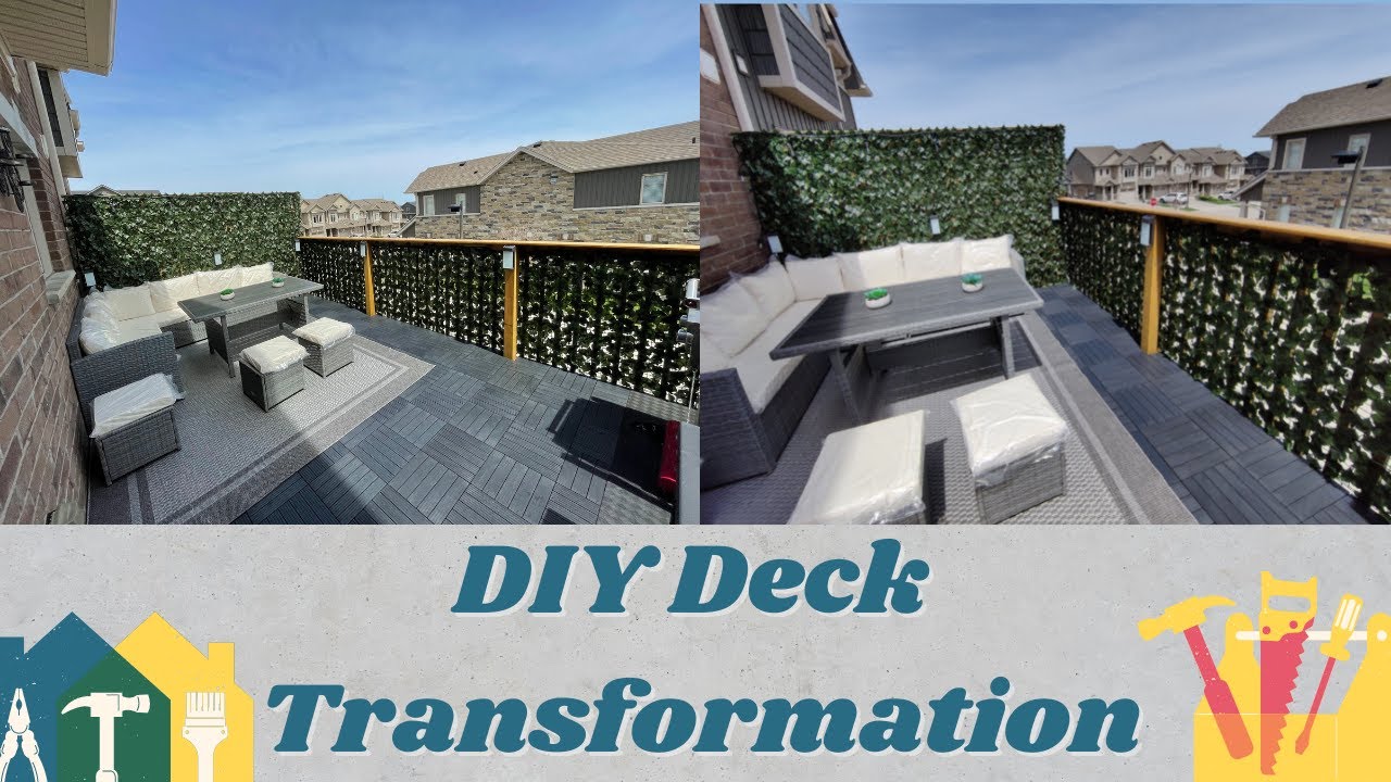 Updating our Deck | Deck Transformation Part 3 | Take Two Vlogs - YouTube