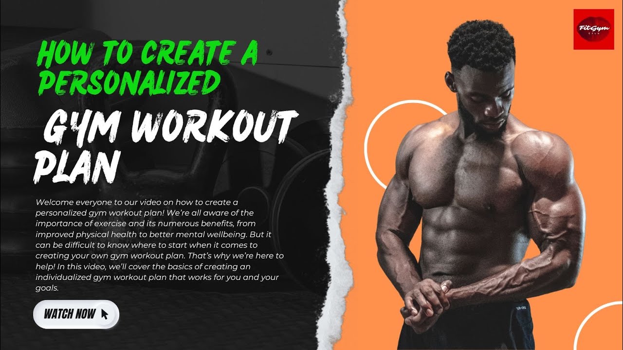 Personalized Gym Workout Plan - Infoupdate.org