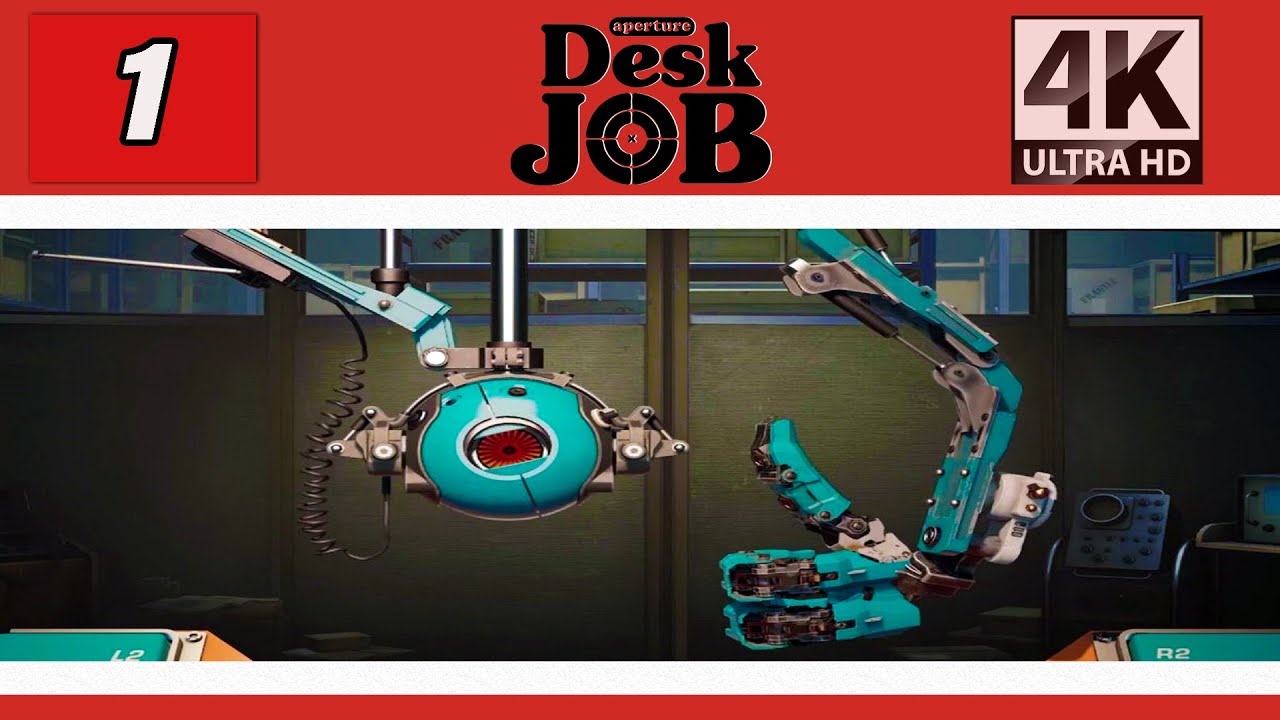 Aperture Desk Job Gameplay | PC/4K 60FPS | Full Walkthrough | Free Game ...