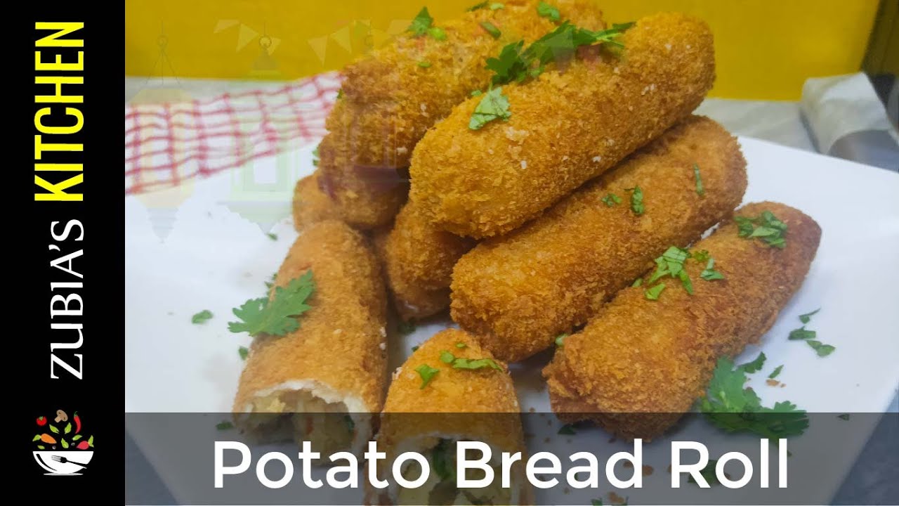 Crispy Potato Bread Rolls Recipe | Stuffed Potato Bread Rolls | Easy ...
