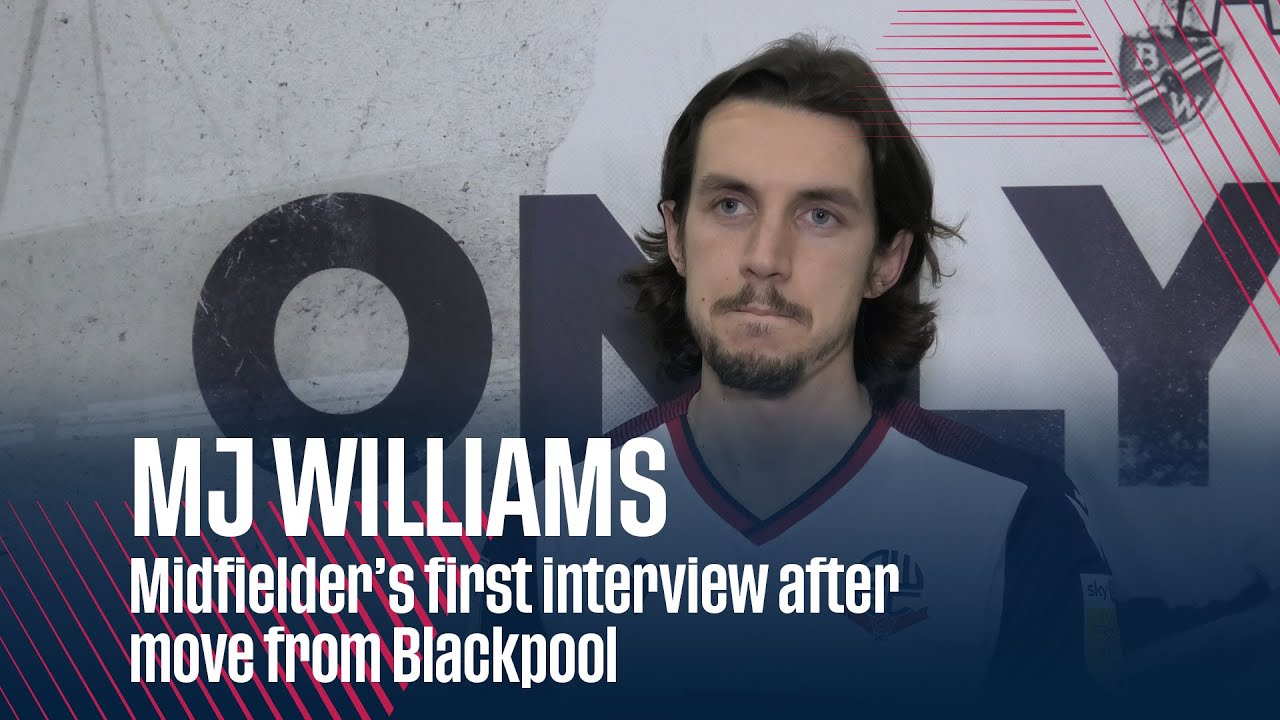 MJ WILLIAMS | Midfielder's first interview after move from Blackpool ...