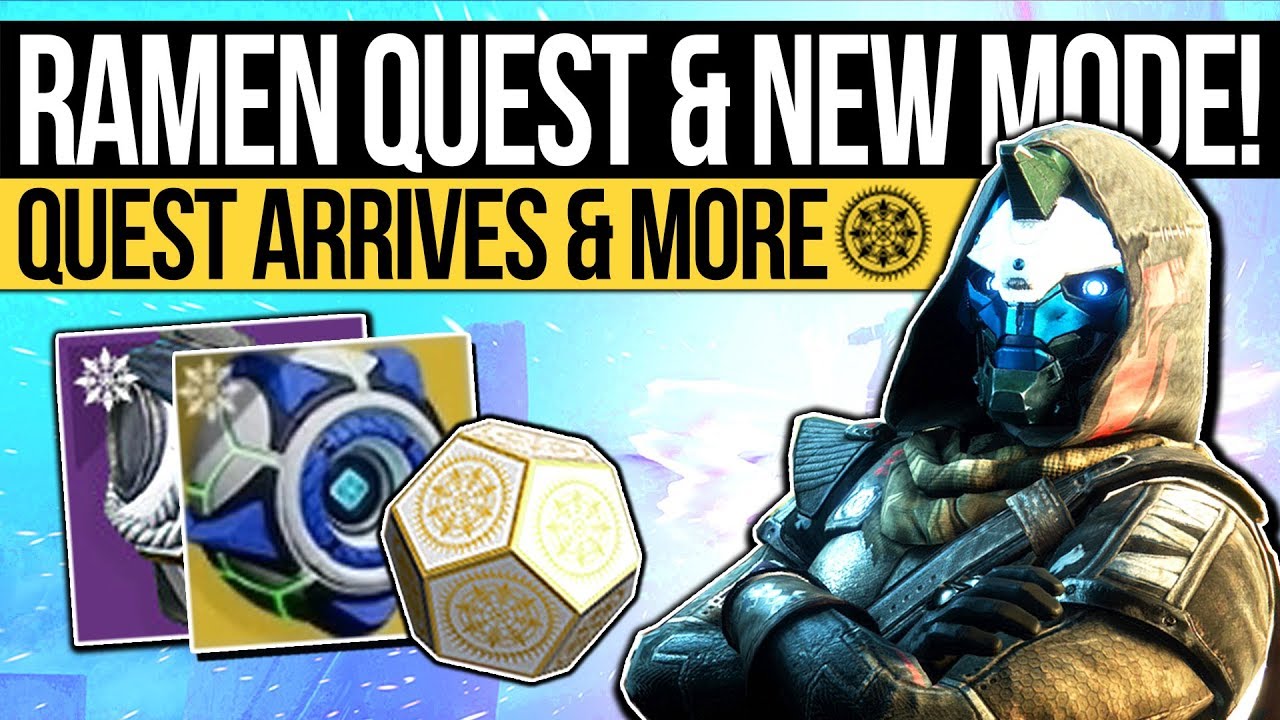 Destiny 2 News | SPICY RAMEN QUEST & NEW REWARDS! Scorch Mode, New ...