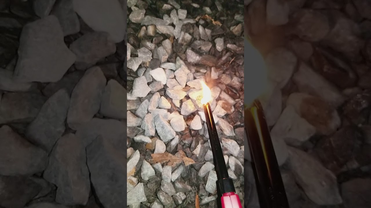 What happens if you light gunpowder on fire - YouTube