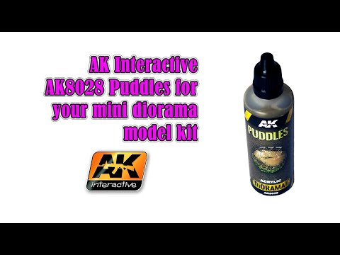 AK Interactive AK8028 Puddles untuk diorama model kit - YouTube