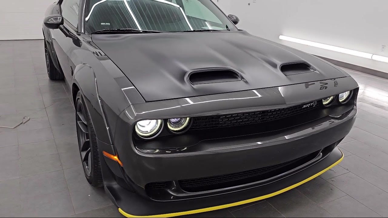2019 Dodge Challenger SRT Hellcat Redeye Granite Pearlcoat Used. walk ...