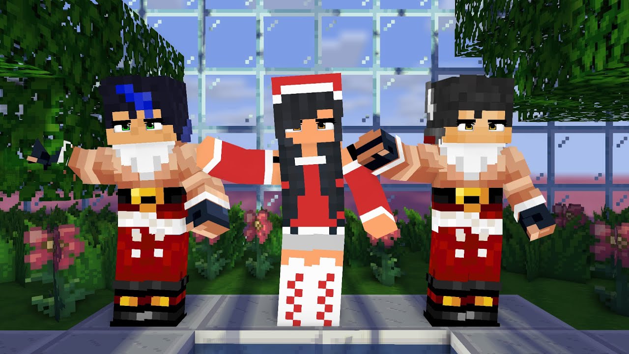 toca toca santa aphmau, aaron, ein family and friends - minecraft ...