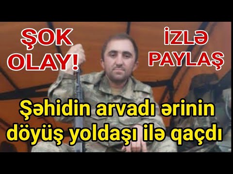 DƏHŞƏT! Şəhidin arvadı ərinin evli döyüş yoldaşı ilə qaçdı - FOTO