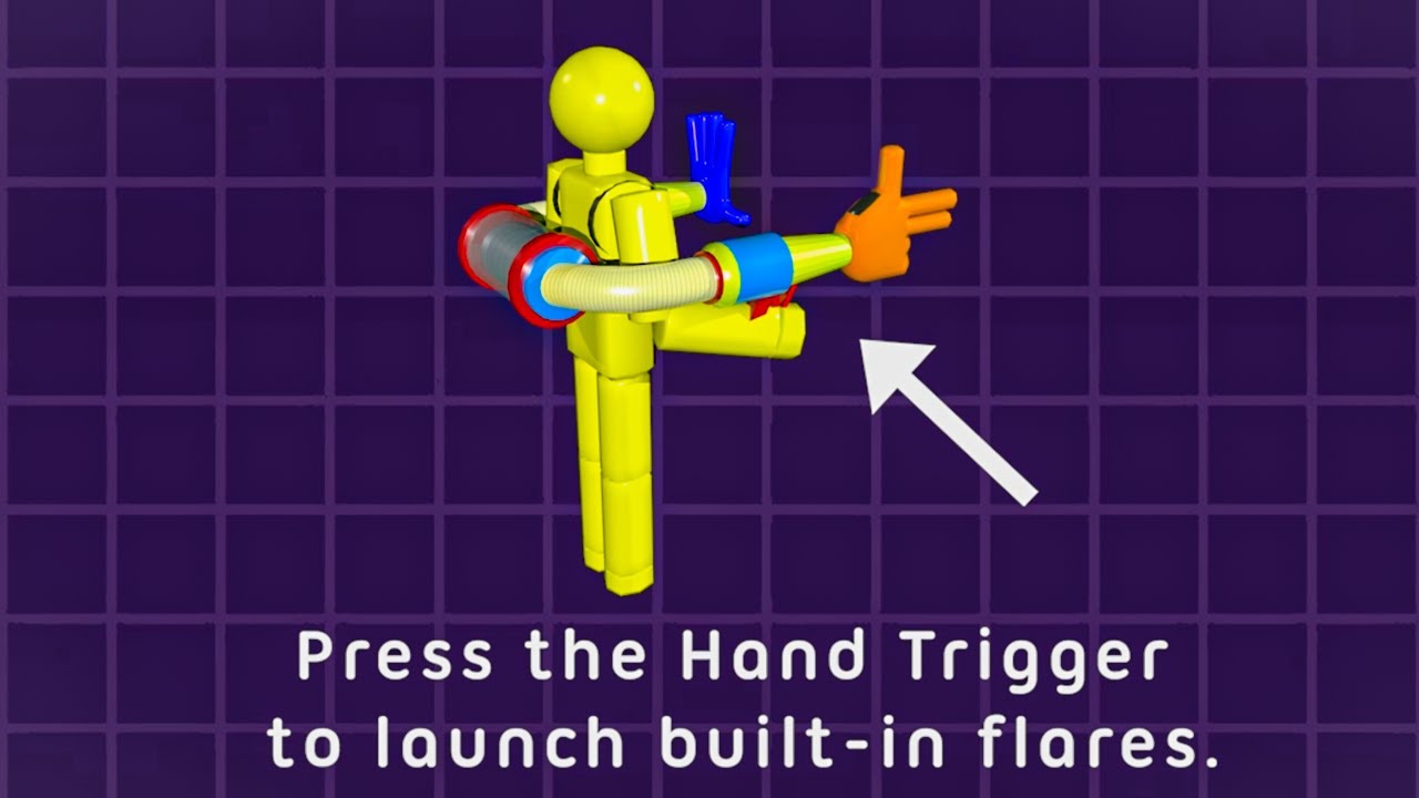 Poppy Playtime: Chapter 4 - Flare Hand VHS Tutorial - YouTube