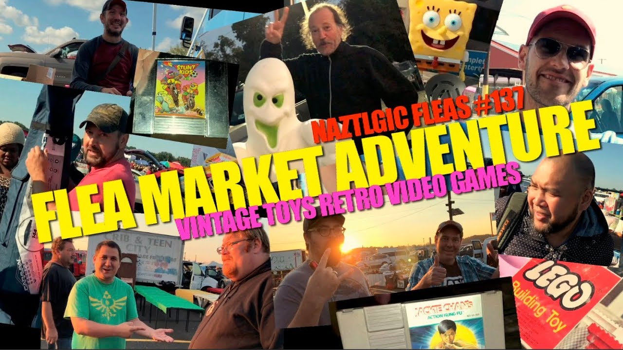FLEA MARKET DAYS #137 Vintage Toys & Retro Video games - YouTube