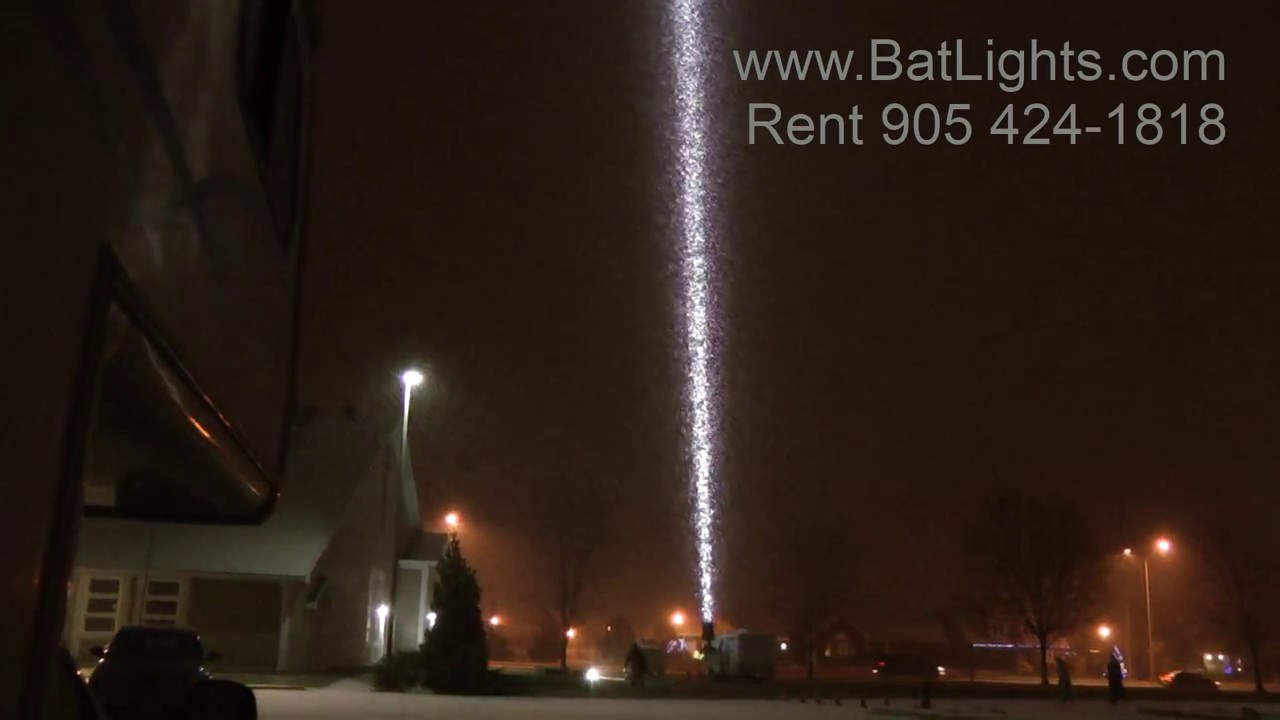 www.BatLights.com XENON searchlight BatBillion QUADLIGHT rental sale ...