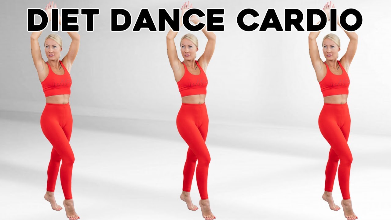 30 MIN DIET DANCE WORKOUT Fat Burning Aerobics Cardio Knee Friendly No ...