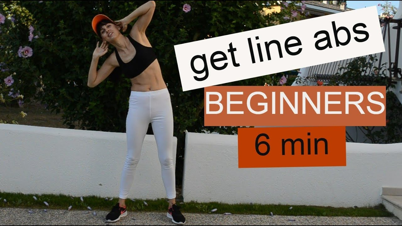 6 min ABS workout at home | BEGINNERS | Home exercises to get flat ...