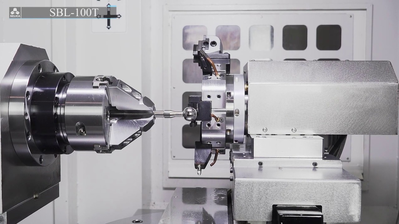 SBL-100T Hybrid Sphere CNC Lathe - YouTube