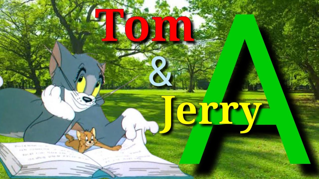 Tom & Jerry Read the A for Apple | Tom and Jerry cartoon | Abcd with ...