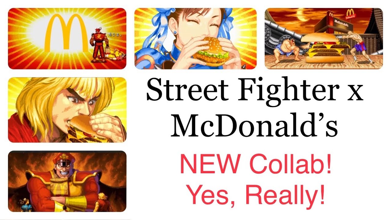 New Burgers and Official Artwork! Street Fighter x McDonald’s NEW ...