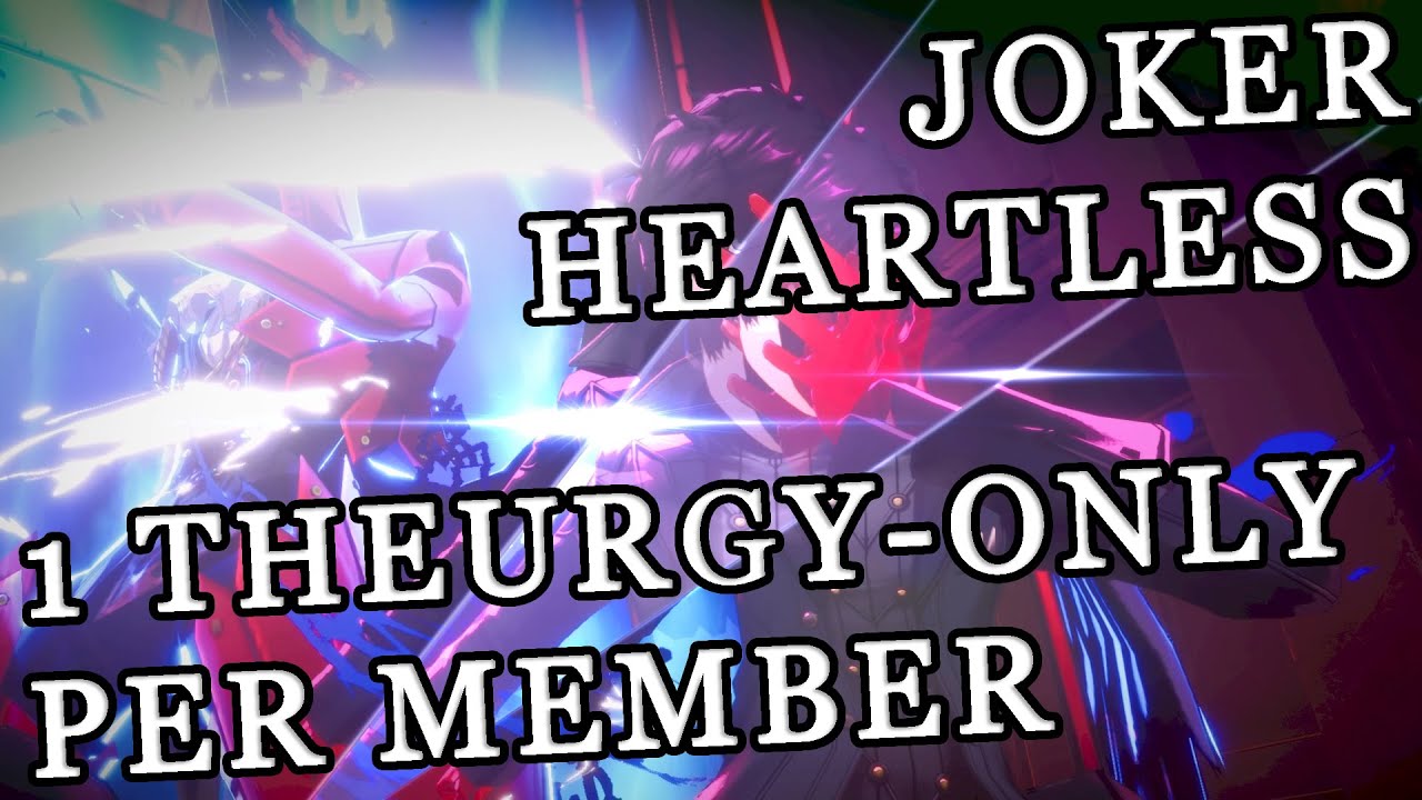 [P3R - Episode Aigis] Joker Superboss with only 1 Theurgy per member ...