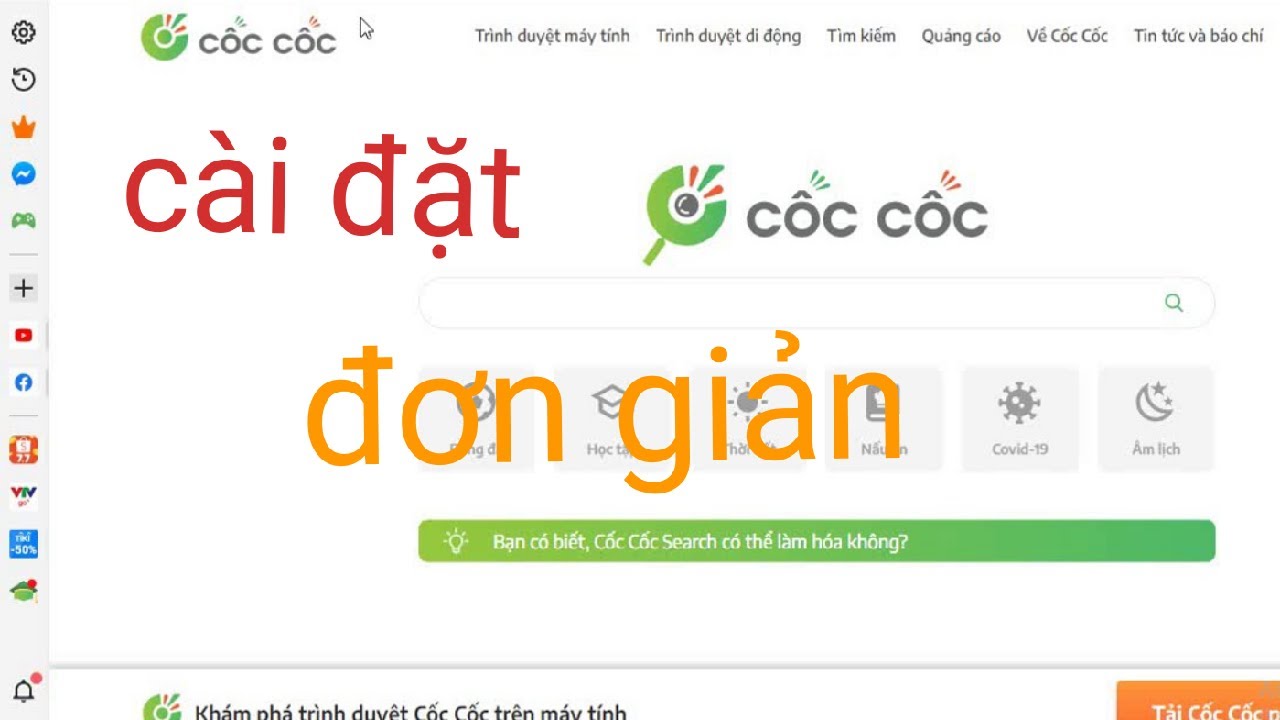 Download and install Coccoc browser -Hướng dẫn cách tải và cài đặt ...