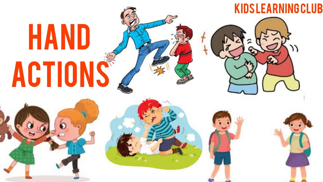 Hand Gestures|Hand Actions for kids|English Vocabulary - YouTube