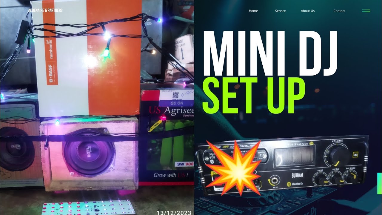 Mini Dj 🎧👨‍🎤🎶 Setup op base💥 lighting ke sath DJ setup #op #dj - YouTube