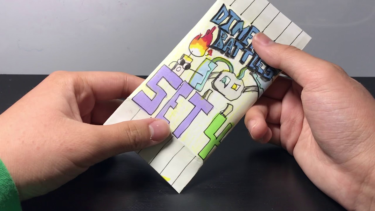 Homemade tcg Booster Pack!! (Dimension Battles) - YouTube