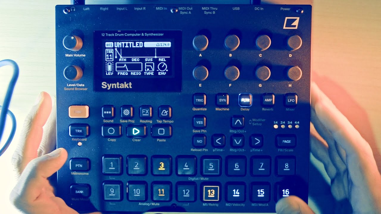 #jamuary2025 -01- random techno 316 (134bpm) Syntakt - YouTube