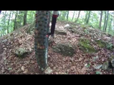 MTB Schwäbische Alb  Trail Uphill bei Seeburg