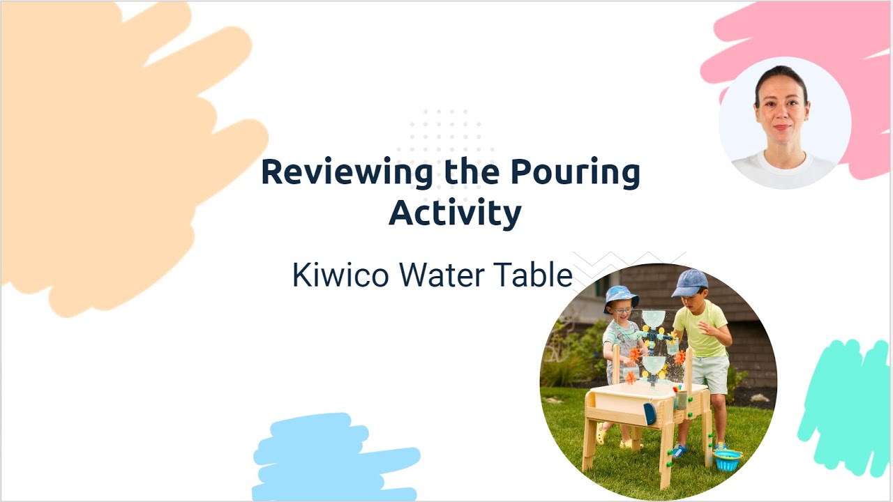 Making Montessori Pouring Fun | Kiwico Water Table Review - YouTube