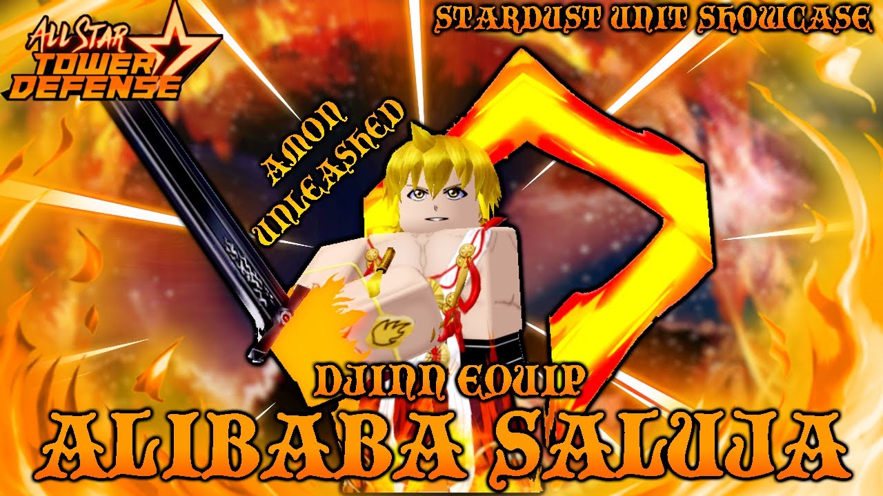 [ MAGI ] All Star Tower Defense Alibaba Djinn Equip Showcase | Roblox ...