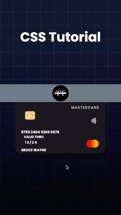 CSS Master Card Animation Tutorial #css #css3 #learncoding - YouTube