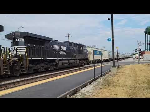 NS Frac Sand Train Elmwood Park, IL June 10, 2023 - YouTube