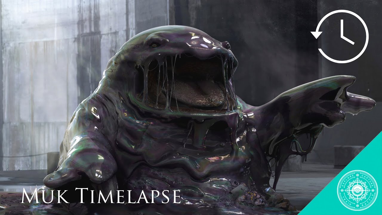 Pokemon Zoology: Muk Timelapse - YouTube